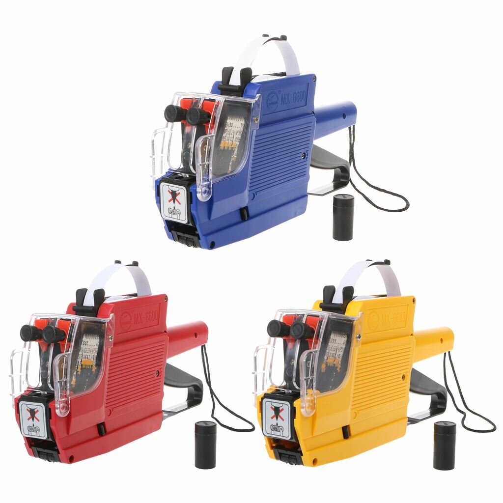 Двухрядная ручная машина для маркировки цен MX-6600 (случайный цвет)