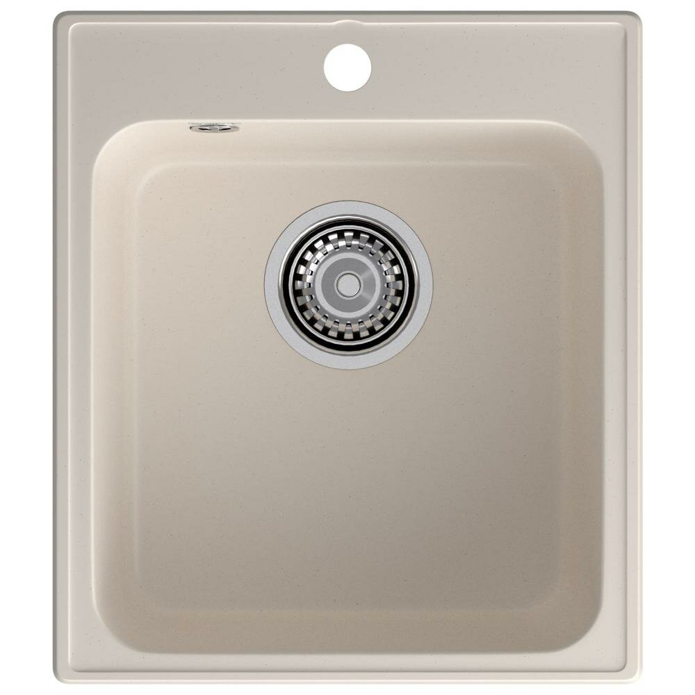 Кухонная мойка GranFest QUARZ 17, белый