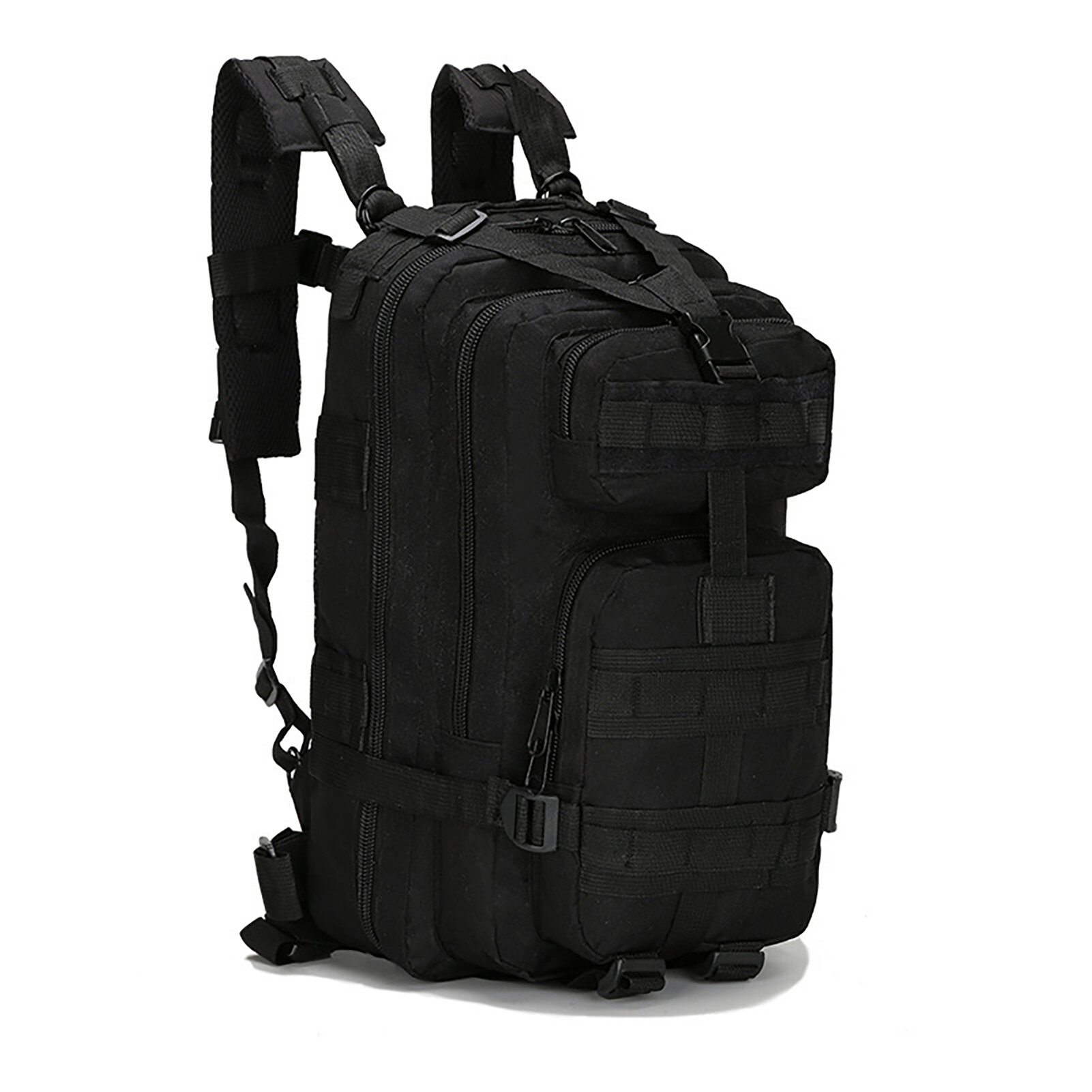 Рюкзак тактический внешний Molle Assault Pack для кемпинга похода альпинизма охоты Bag, черный, оливковый, хаки, камуфляж, размер 24*20*43см, вес 830г, 1 шт.