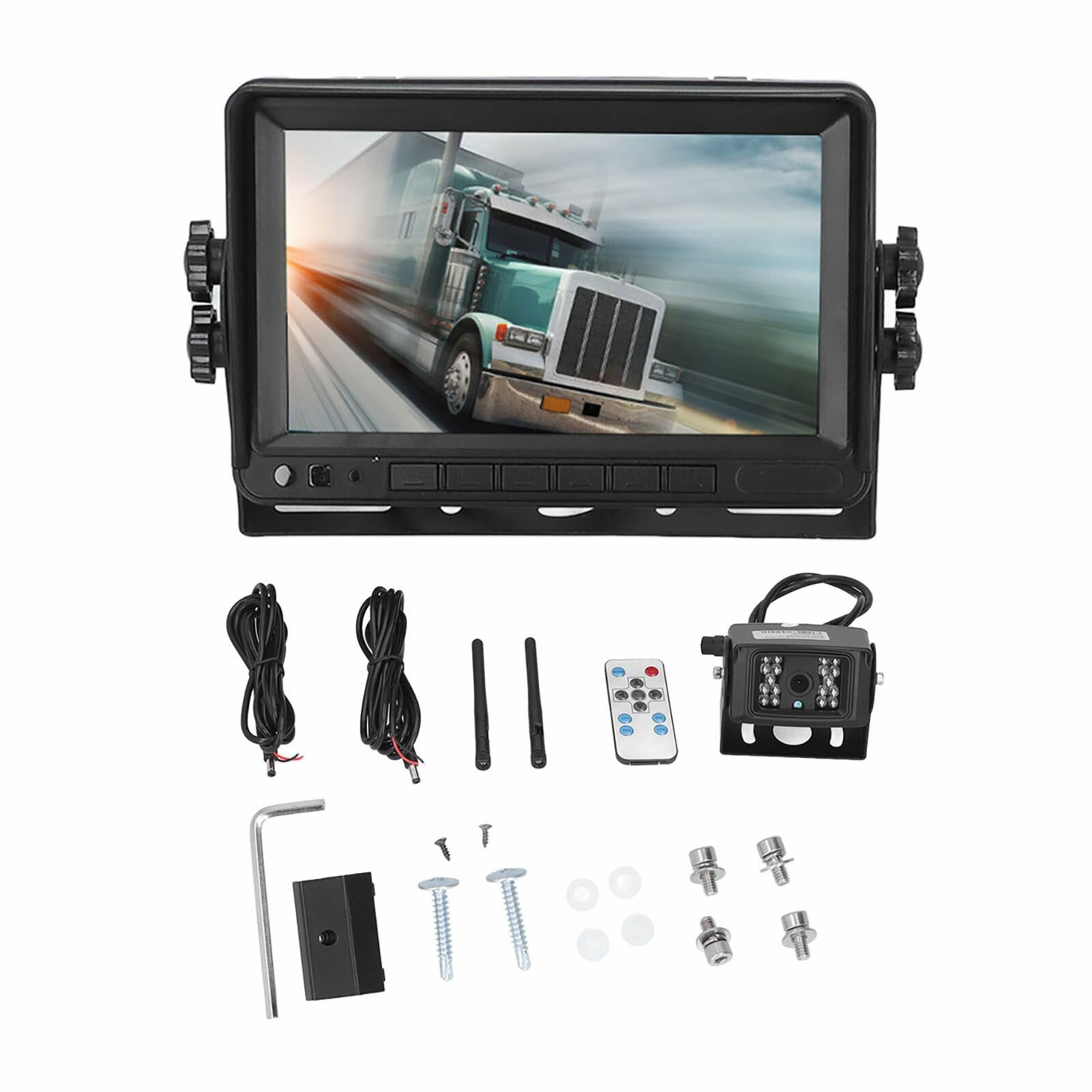 7-дюймовый AHD-монитор для камеры заднего вида, ночное видение, 12 36 В