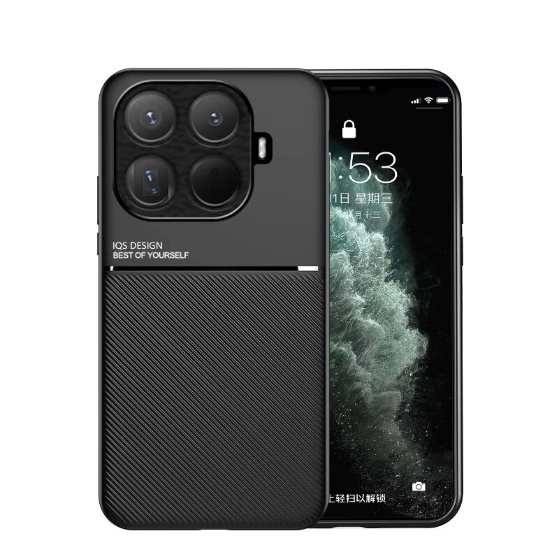 Черный чехол для Xiaomi 15T Pro Moire Black