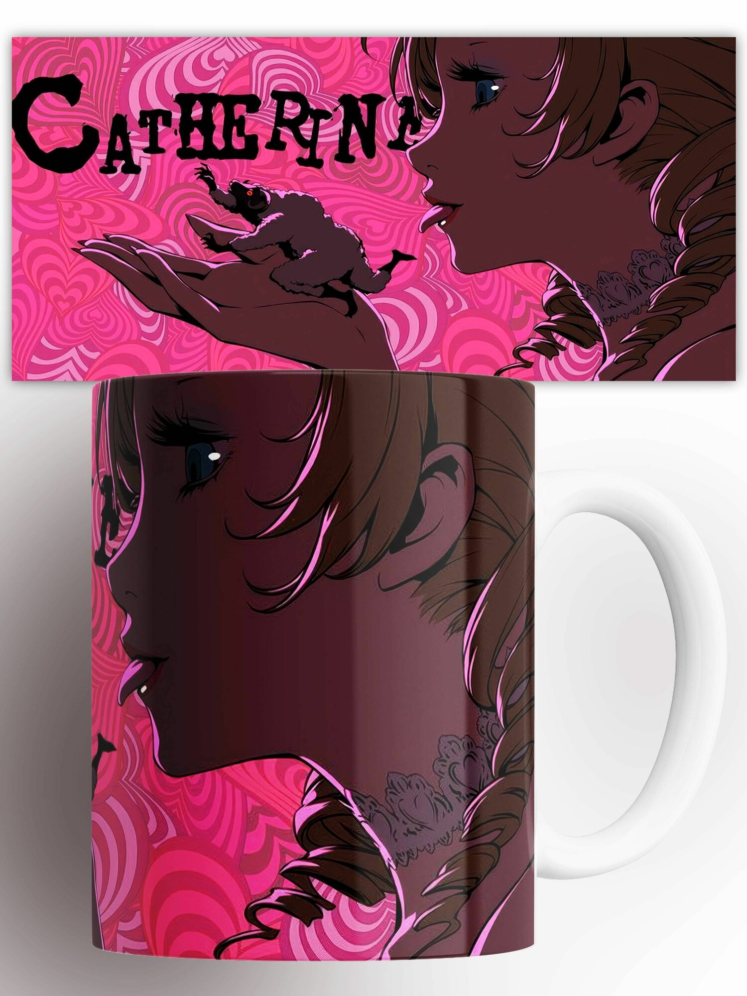 Кружка компьютерная игра Кэтрин Catherine 330 мл