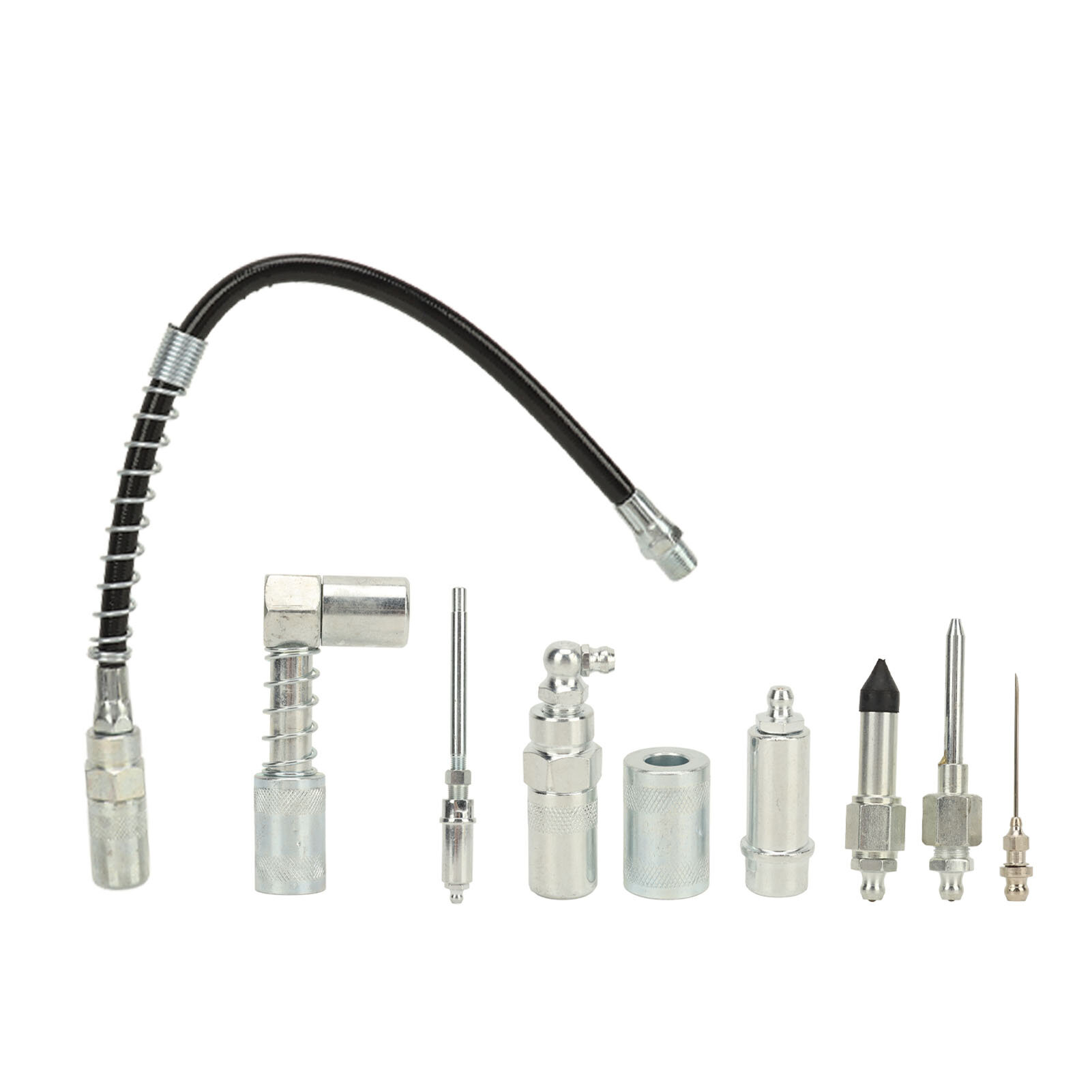 9pcs Grease Cooler Kit Operatile Quick Connect Смазочный смазочный смазка, набор для автомобильных грузовиков Marine Garage