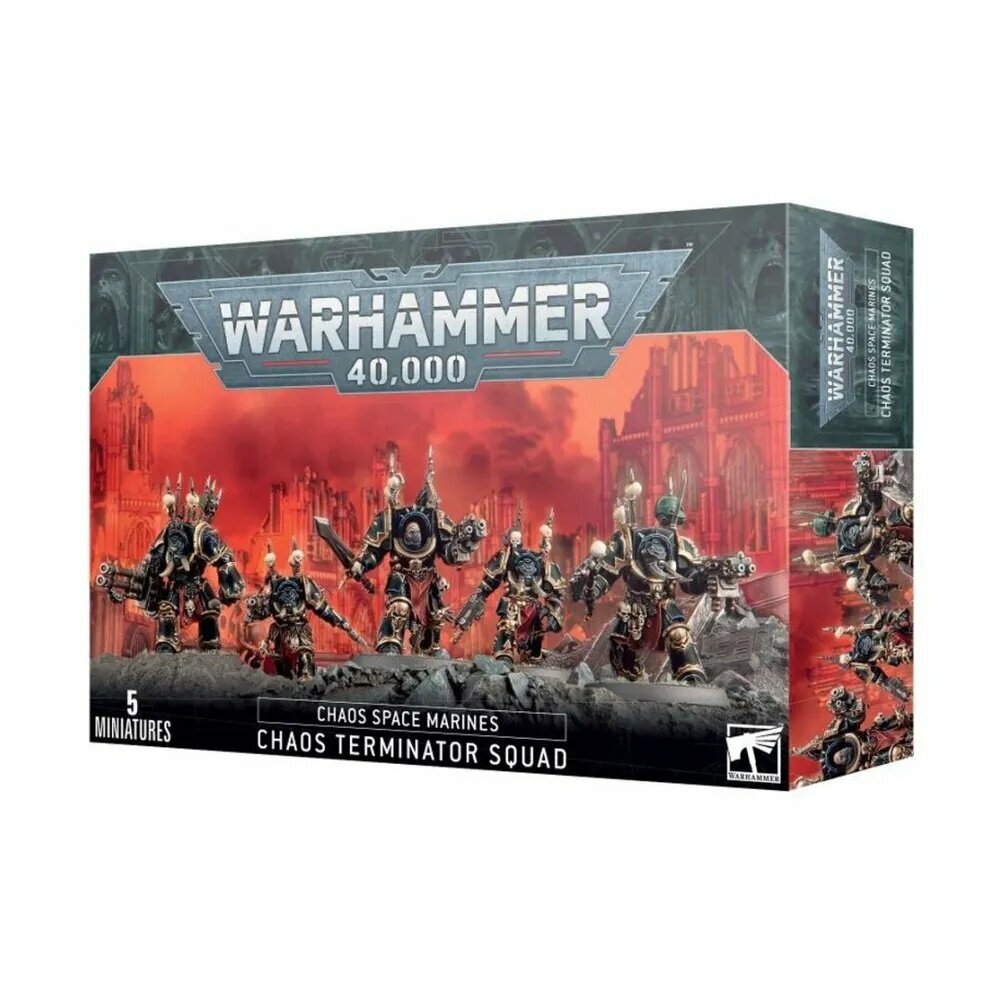 Warhammer 40000 миниатюры - CHAOS TERMINATOR SQUAD