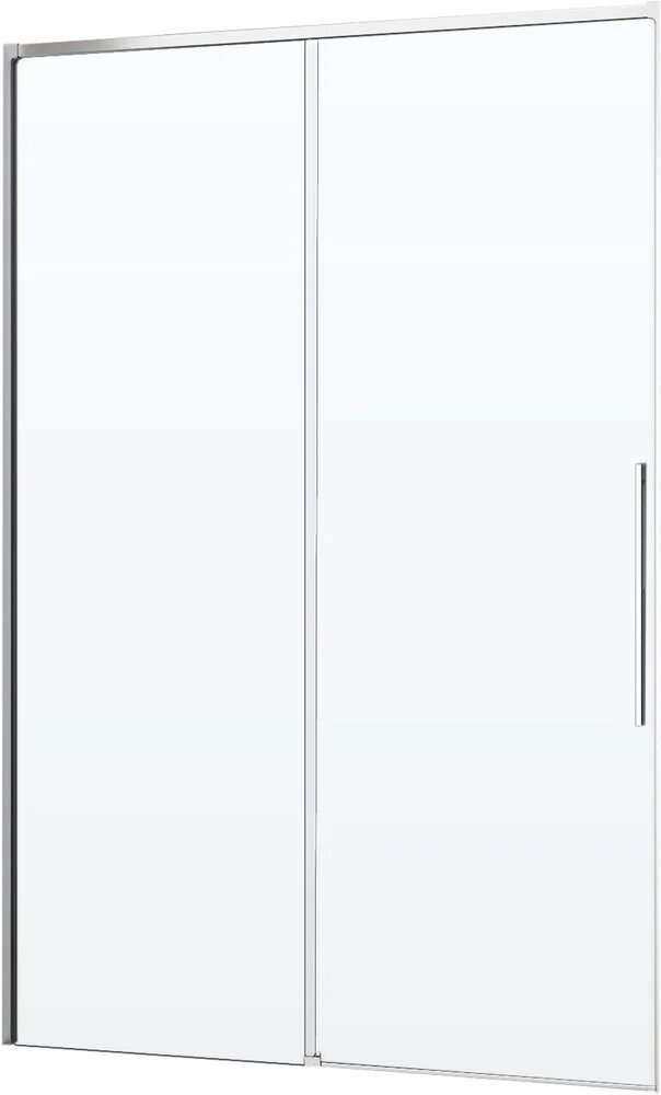 Душевая дверь в нишу Vincea Ultima VDS-7UL100CL стеклянная, раздвижная, 100 см, одностворчатая, угловая, итальянская