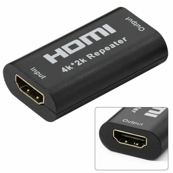 Адаптер HDMI-HDMI repeater-удлинитель 4k-2k усилитель