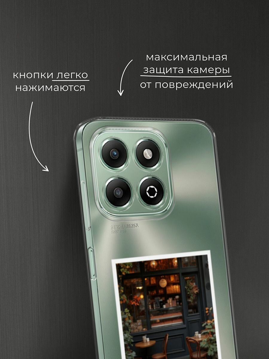 Силиконовый чехол на Honor X6b / Хонор X6b с принтом Sweet season — фото 1