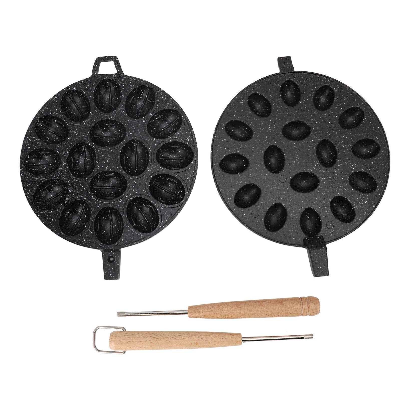 Формол для печенья 16 лунок не палка Овальная форма формования для печенья для домашней пекарни Стиль 1