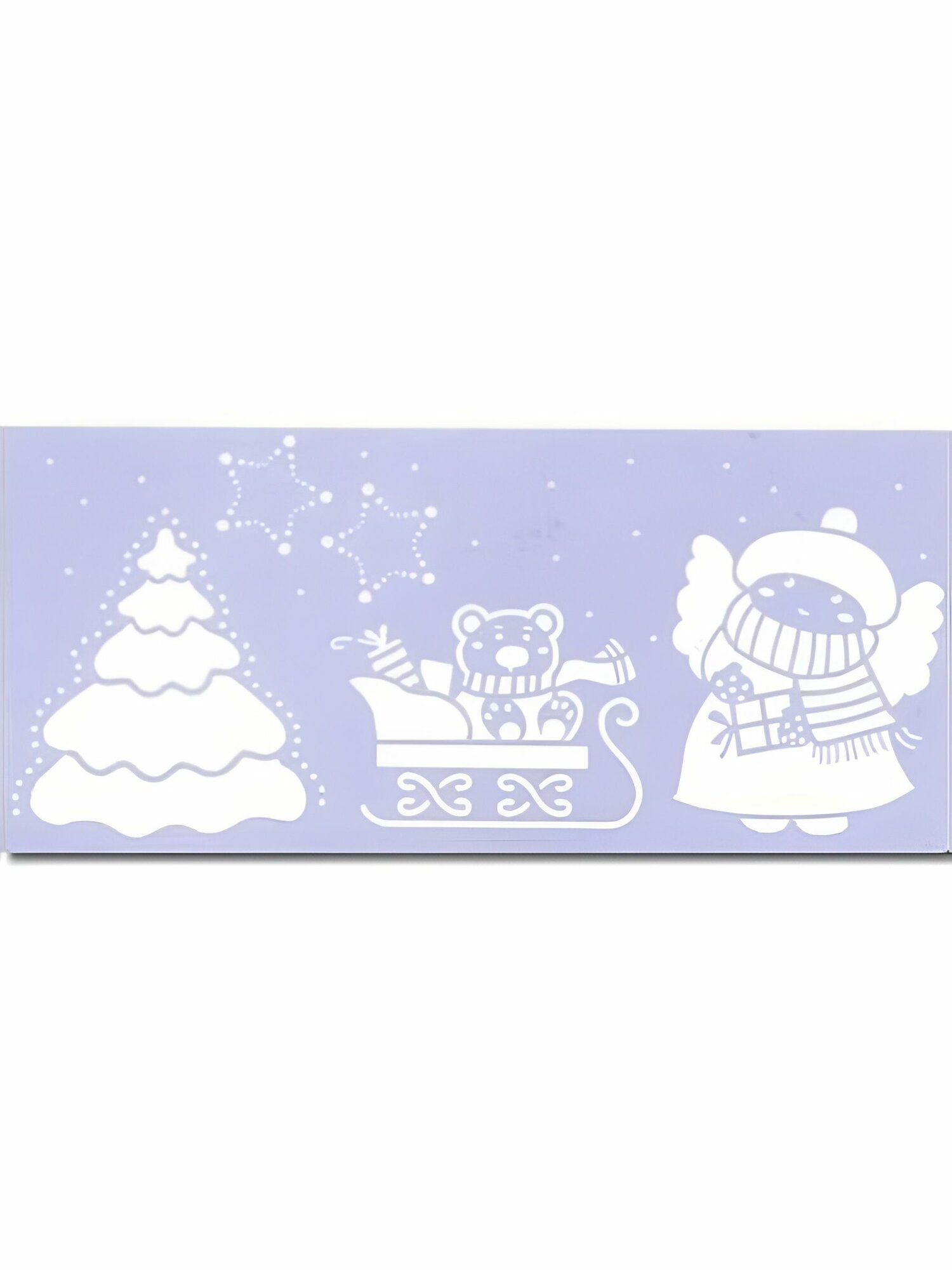 Трафарет Marabu "Рождественская ночь", 15*33 см