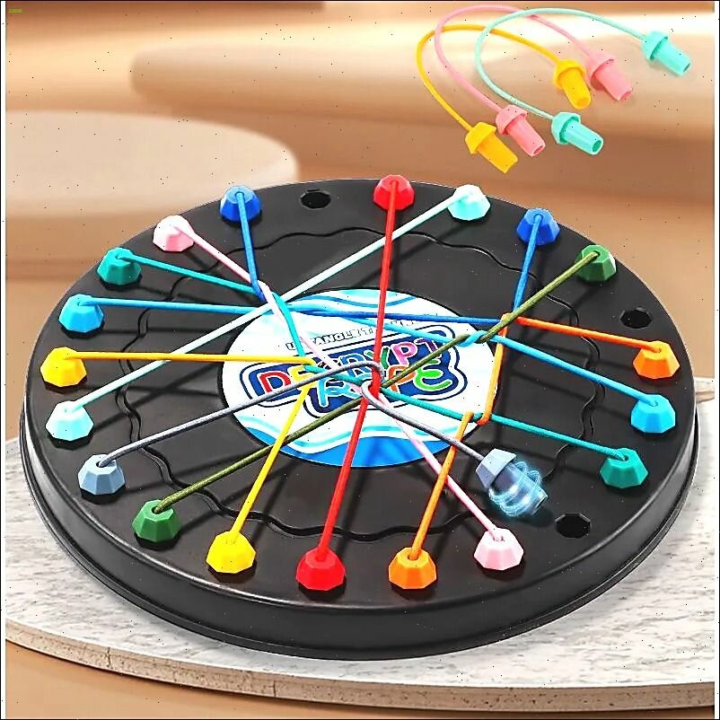 Игра "Развязать верёвки" логическое сражение для детей, тренировка мышления и стратегии, креативная настольная игра для семьи и подарков.