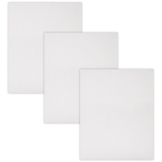 Холсты на подрамнике Brauberg ART BASIC, набор 3 штуки, 40х50 см, 280 г/м2, хлопок, грунт, 192678 (192678СН)