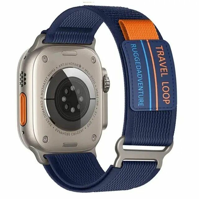 Ремешок с петлей Trail для Apple Watch Ultra Band Нейлоновый ремешок для iWatch Series 8 9 7 6 5 3 Se