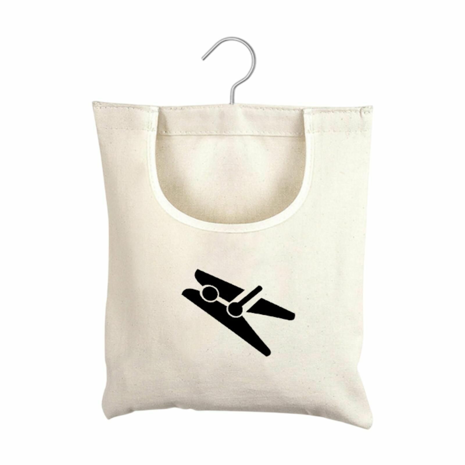 Сумка для прищепок, органайзер для белья, моющаяся, холщовая, с крючком, для дома и улицы