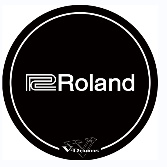 Электронный барабанный мат Roland, стойка для барабанов, нескользящий мат, звукопоглощающий мат для репетиционной комнаты, шумоподавляющий круглый коврик