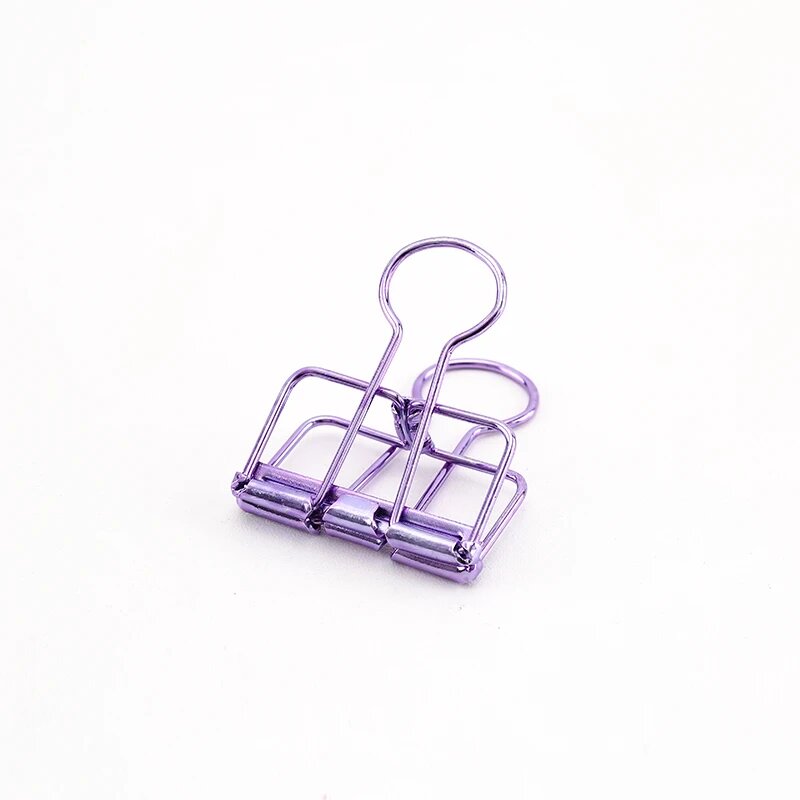 Металлические зажимы для папок Purple M