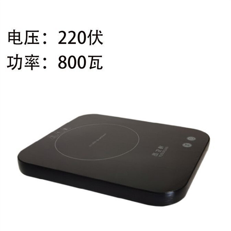 Ультратонкая бесшумная электрическая керамическая плита с интеллектуальным сохранением тепла для дома и офиса, маленькая жаропрочная стеклянная чайная плита для здоровья