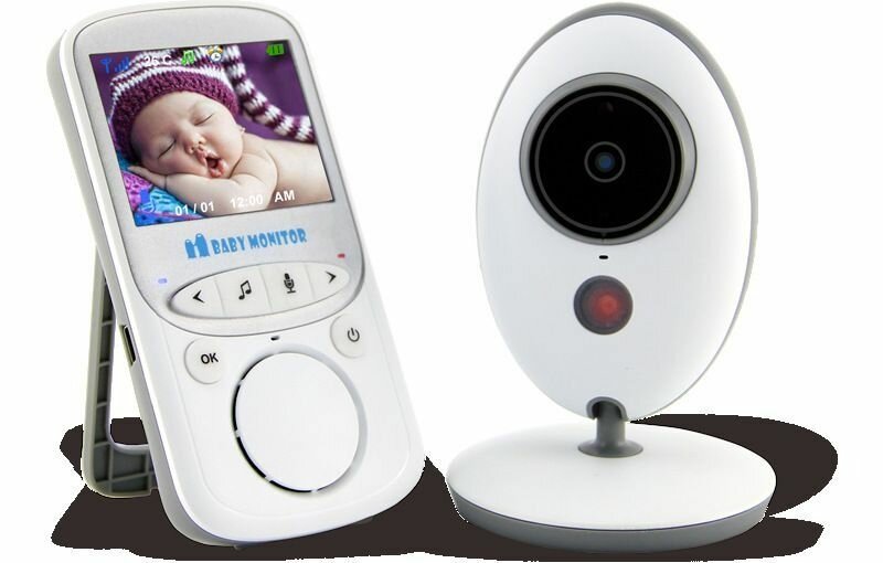 Baby Monitor VB801/SM650/VB603/VB605 Беспроводная поворотная видеоняня с двусторонней связью / цветной экран / радионяня с колыбельными мелодиями и режимом ночного видения