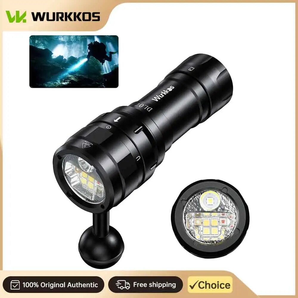 Подводный фонарь Wurkkos DL07