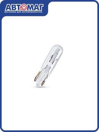 Лампа W1,2W 12V W2x4,6d PHILIPS, PHILIPS-12516CP