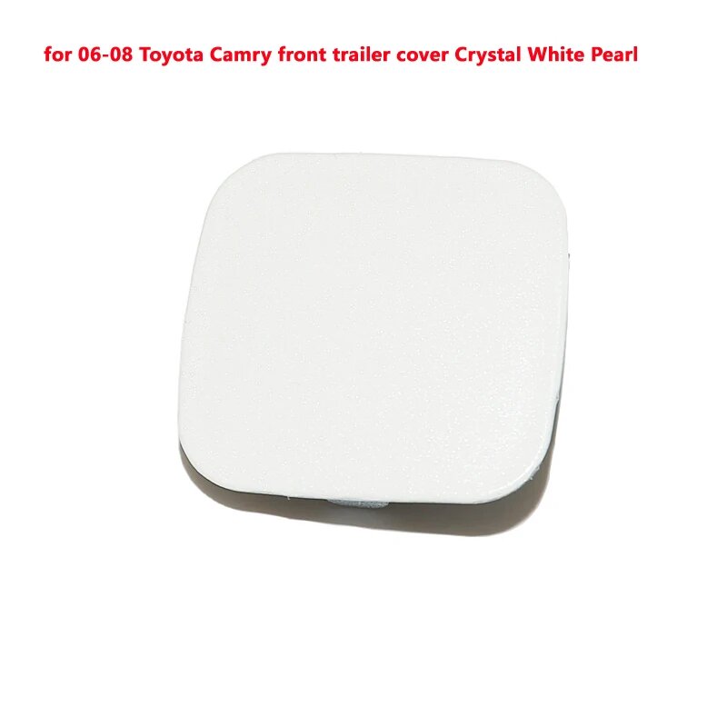 Крышка буксировочного крюка Toyota Camry 06-08, Crystal White Pearl