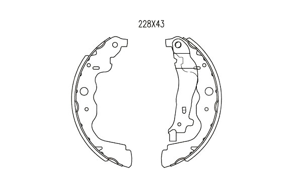 Zekkert Колодки тормозные барабанные задние для Renault Captur 13-, Clio IV 12-, Logan 07-, Dacia Duster 10-, Sandero II 12-, Dokker Express 12-