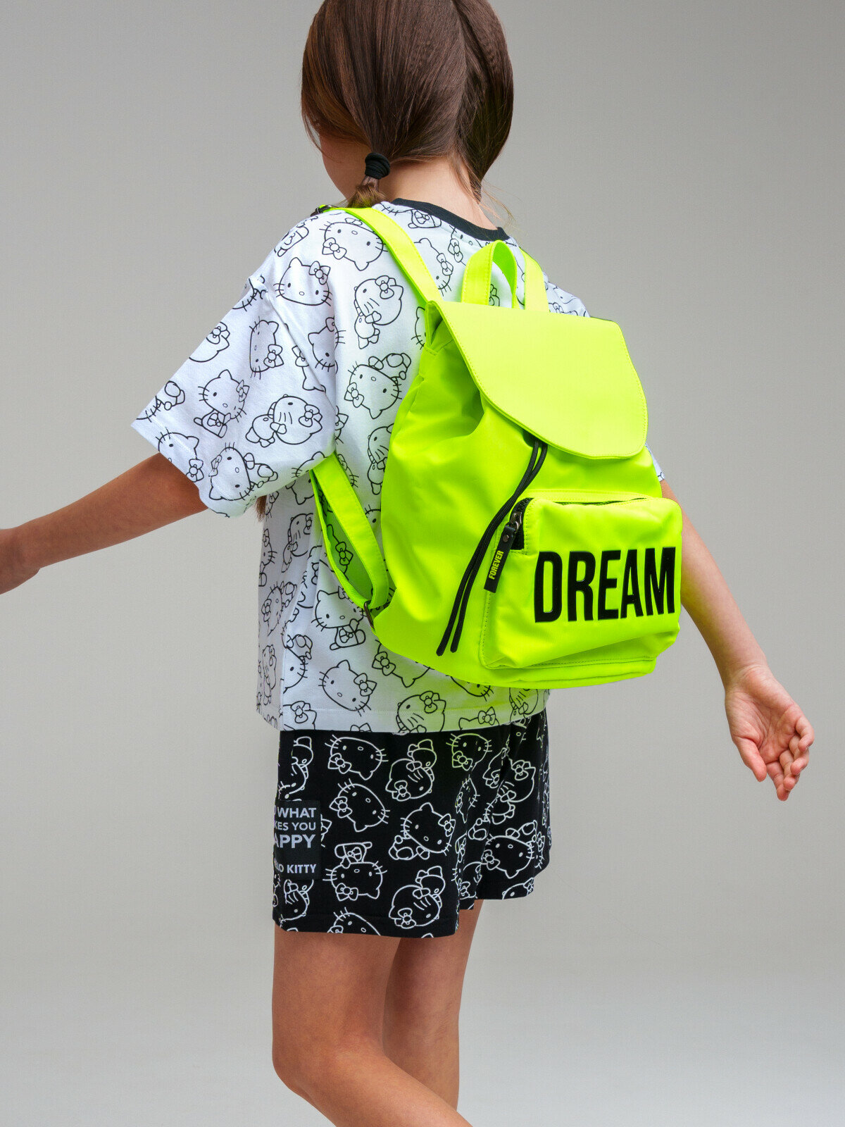 Рюкзак для девочки PlayToday, размер 35*26*15 см, черный