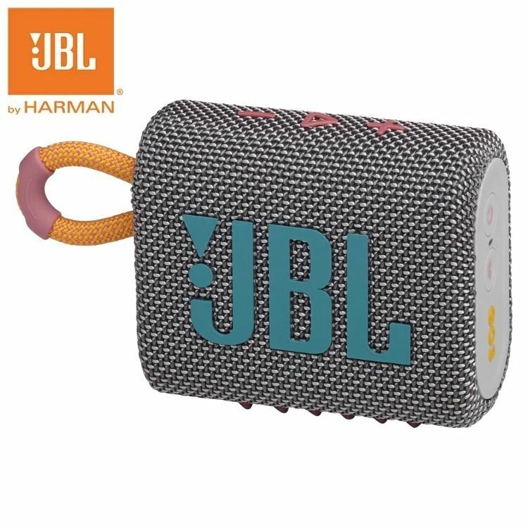 Беспроводная Bluetooth колонка JBL GO3, серая