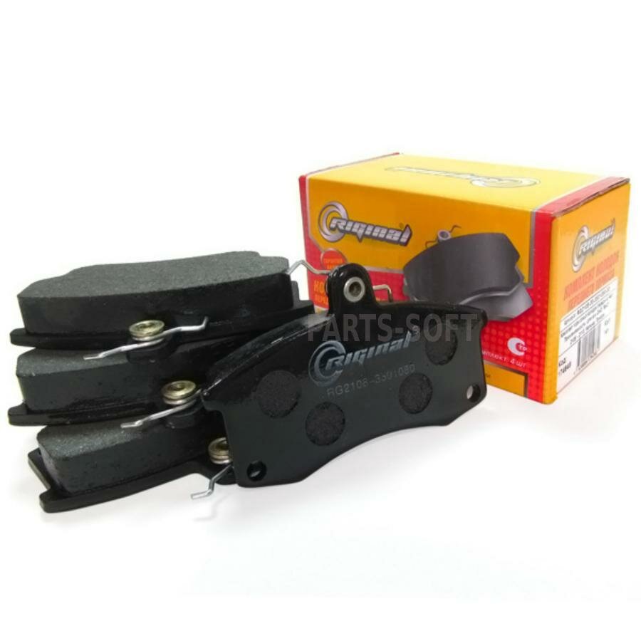 Тормозные колодки Riginal RG21083501080, для LADA 2108-099, передние