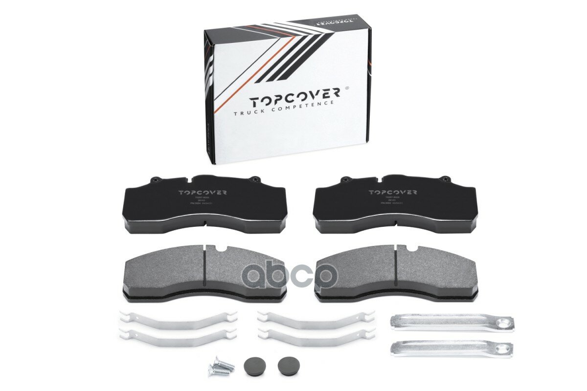 Колодки тормозные задние дисковые к-кт TOPCOVER арт. T0297-8006