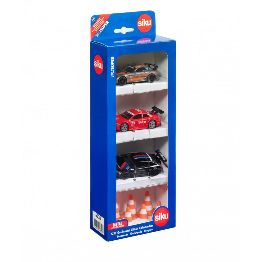 Набор Siku «Гоночные машинки и конусы» 1:55