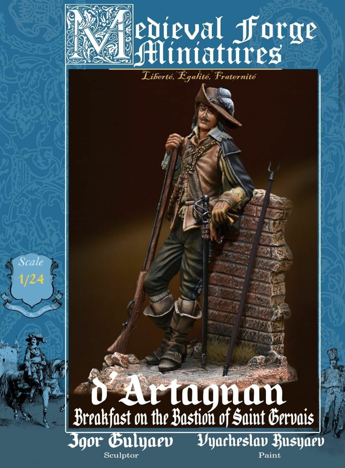 C-75-050 Фигура ДАртаньян DArtagnan Medieval Forge Miniatures, 1/24