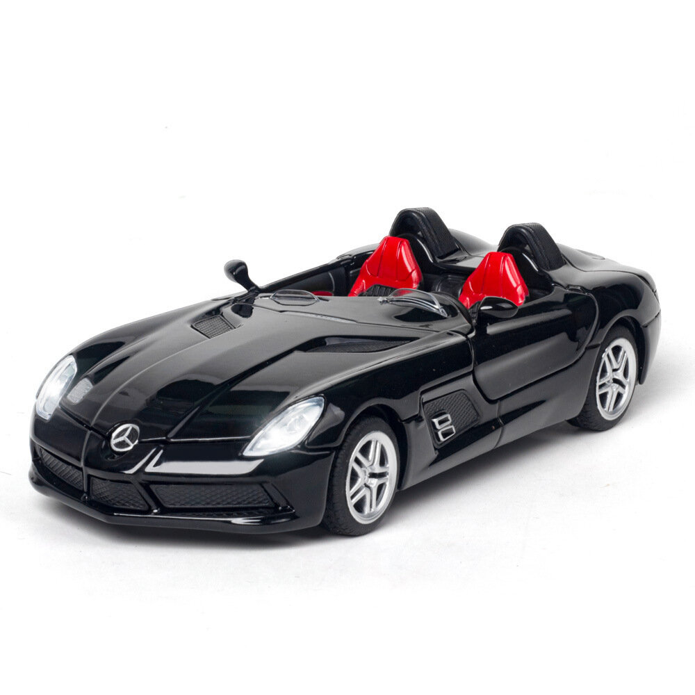 Модель мет. "Mercedes SLR" 1:32 двухместный инерц. свет, звук. открыв. двери арт.8939b/71374