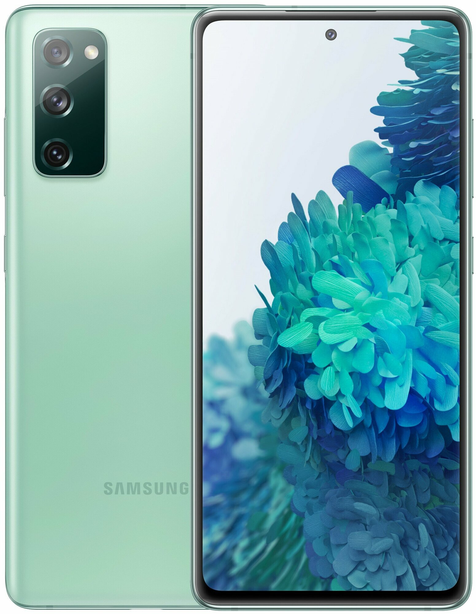 (Срочная распродажа)Официально авторизовано Смартфон Samsung Galaxy S20 FE 6/128 ГБ RU, Dual nano SIM, мята