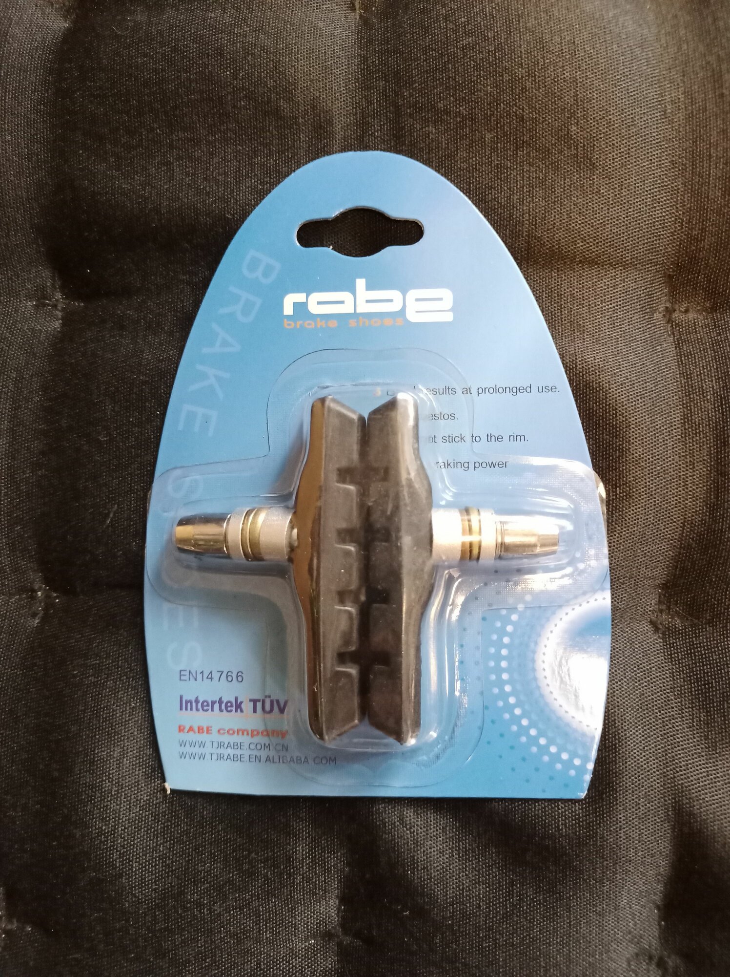 Тормозные колодки ободные V-Brake 72 мм, черные