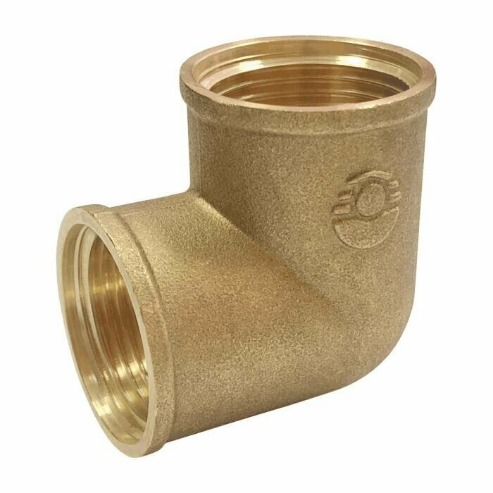 Угольник латунь Ду 20 (3/4") ВР/ВР VALFEX VF.090. L.034