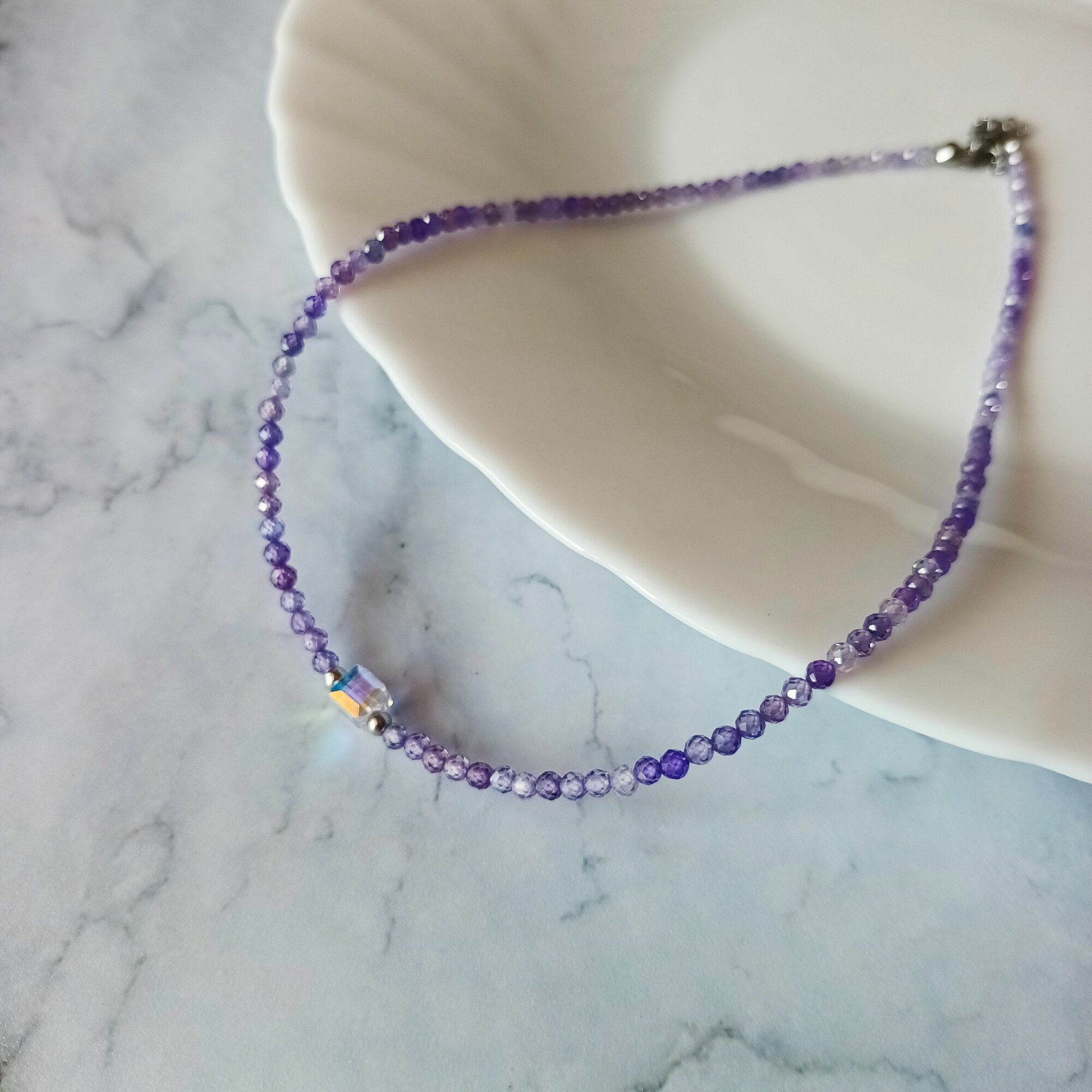 Колье, хрусталь