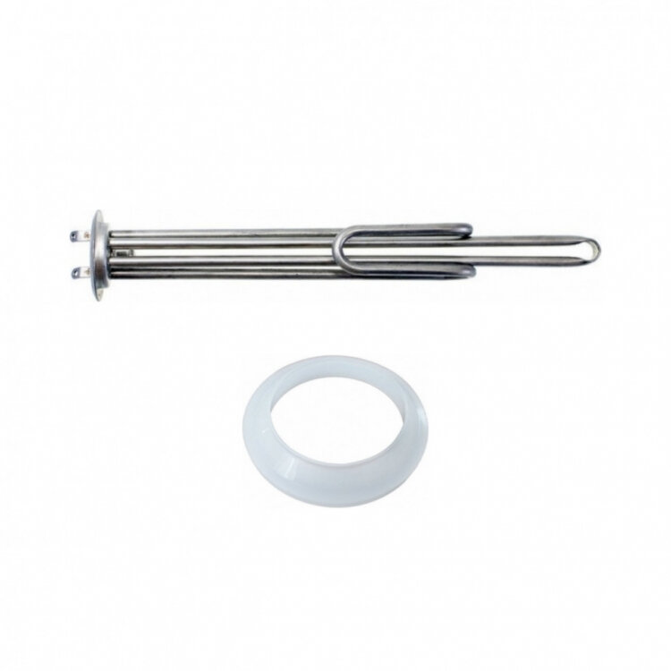 Комплект ТЭН 1,3 кВт (1300 Вт) RF для водонагревателя Thermex, Garanterm, под анод М6, контакты под винт + прокладка, 20447K1