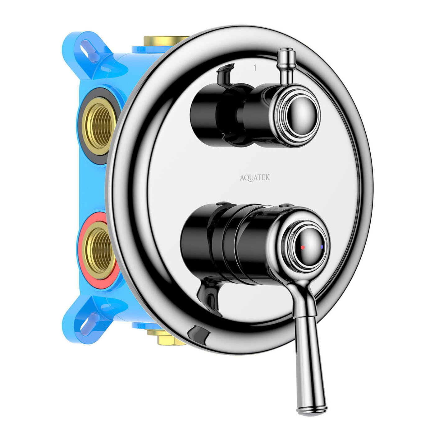 Смеситель для ванны Акватек Классик AQ1547CR