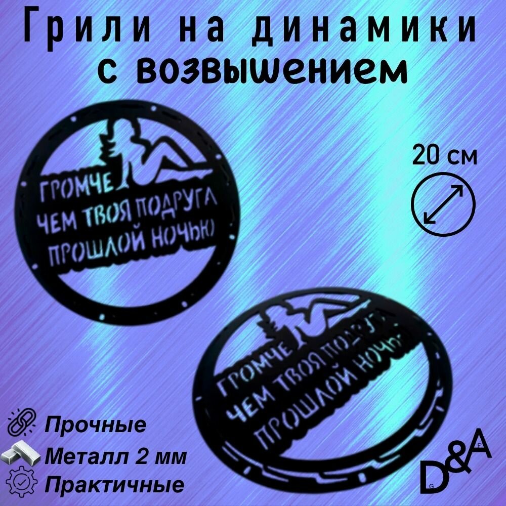 Грили для динамиков "Громче твоей Св" 20 см