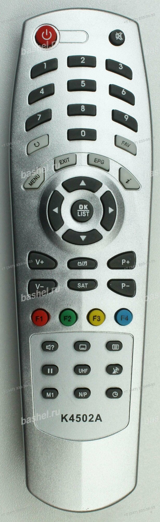 Topfield KOR K 4502A/CONTINENT TV SAT1/ TP009/TF6000F, Пульт ДУ