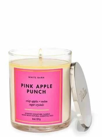 Bath And Body Works ароматическая свеча с 1 фитилем Pink Apple Punch