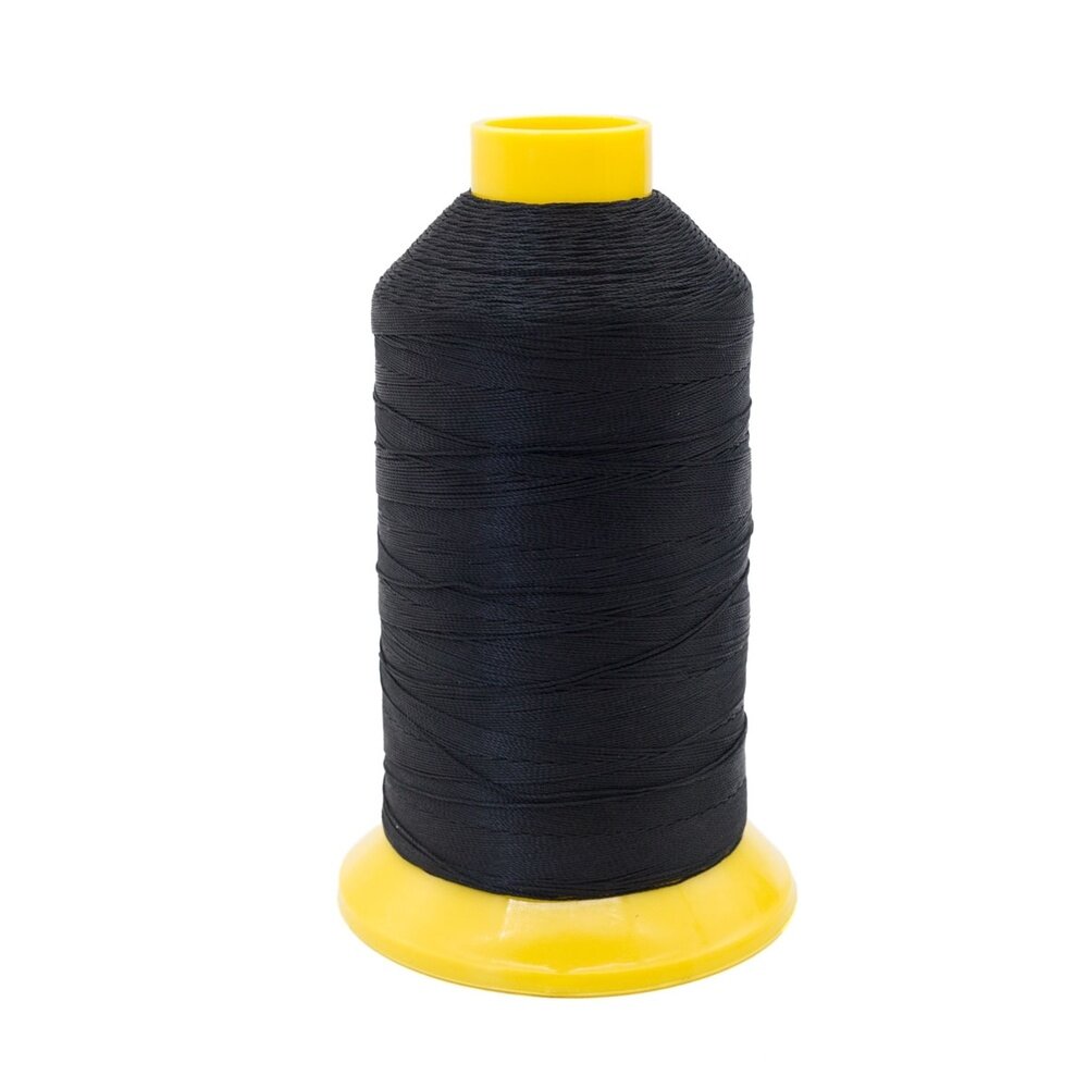 Швейные нитки Astra&Craft Филаментная 1500 м, 100% полиэстер, черный, 1 шт (420D/3)