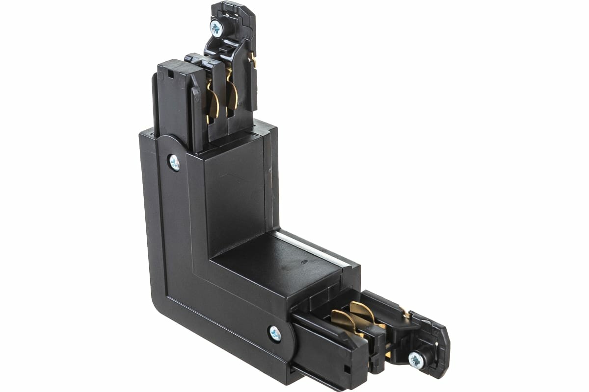 ЭРА STR-30-B-CN-LE угловой наружный коннектор трехфазного шинопровода черный