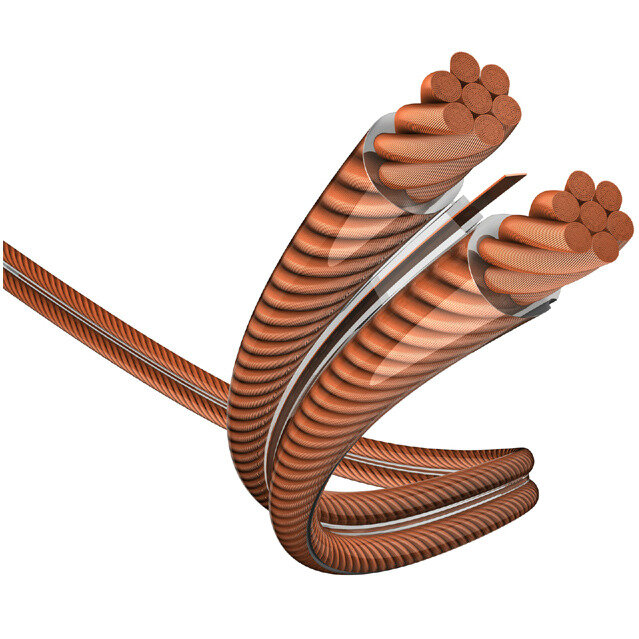 Кабель акустический с катушки двухжильный Inakustik 0060242 Exzellenz MSR Cuprum Transparent 2.5, 1 м