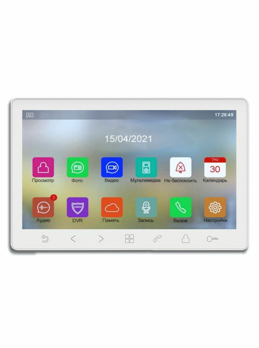 Tantos Prime HD SE (White) VZ адаптированный монитор для координатных многоквартирных систем