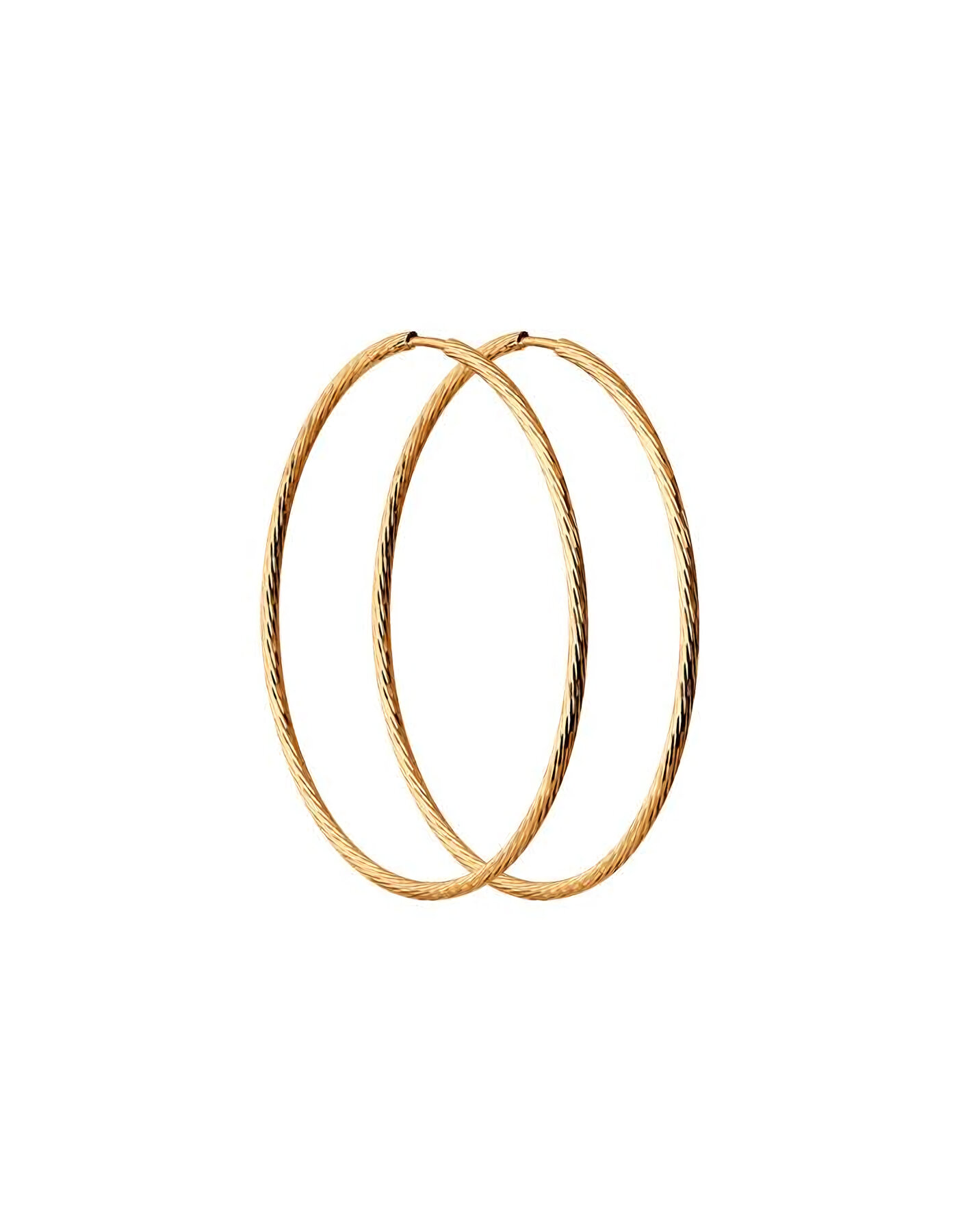 Серьги конго, серебро, 925 проба, золочение