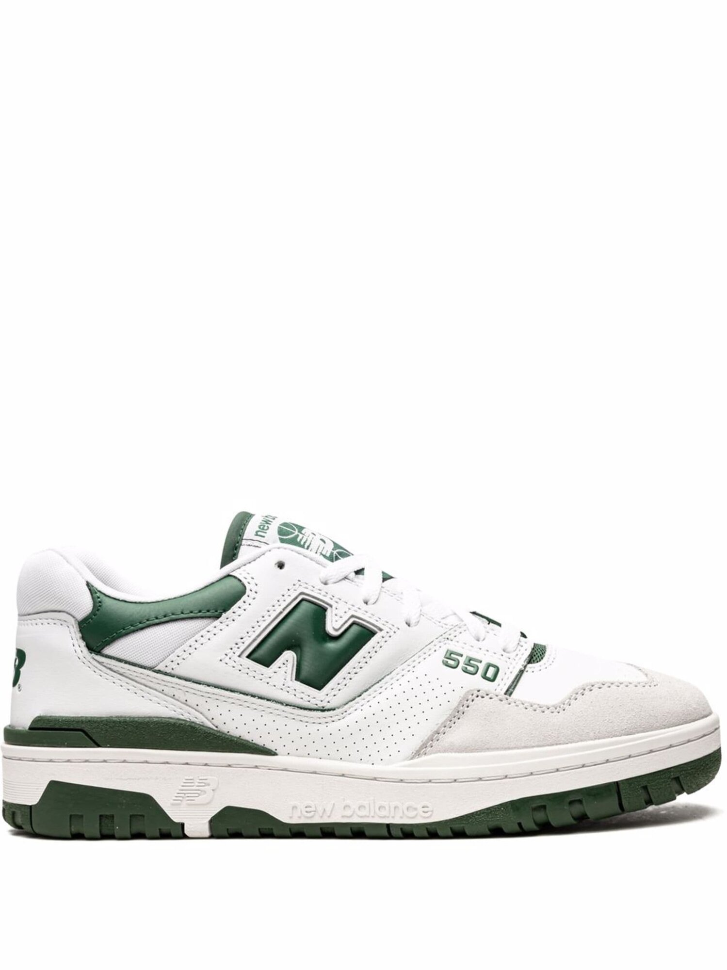 Кроссовки 550 White/Team Forest Green