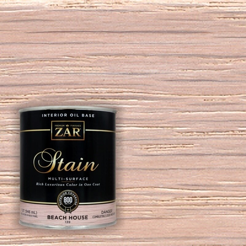 Морилка по дереву на масляной основе ZAR Interior Oil Base Stain 946 мл Пляжный домик 13912