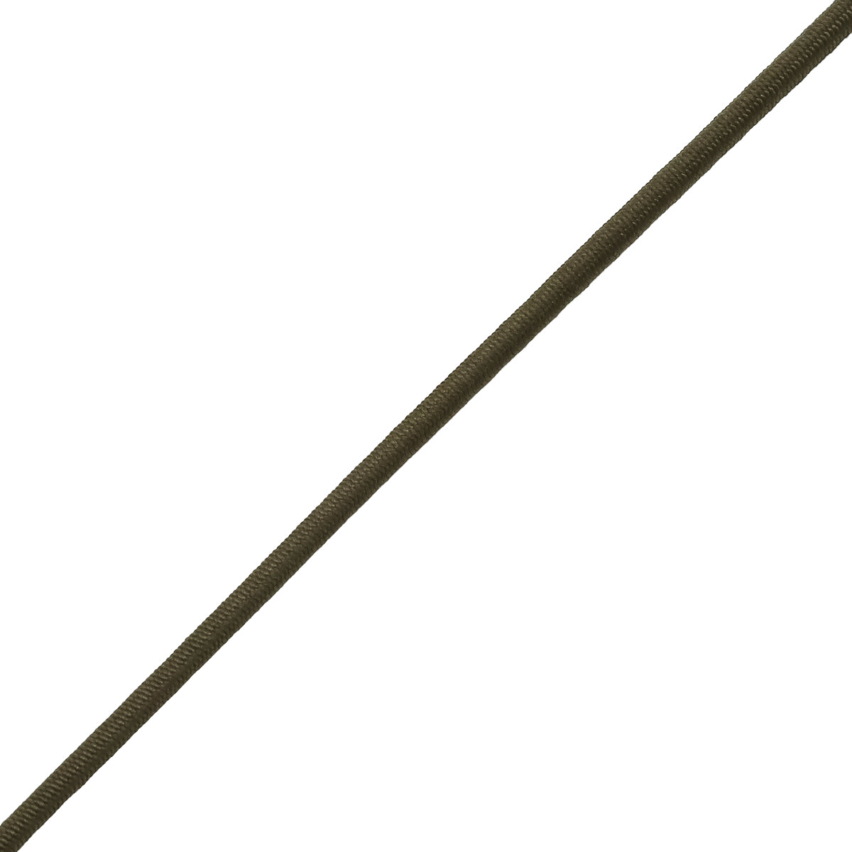 Шнур эластичный 2 мм *30 м, для рукоделия и шитья, эластичность 110%, оливковый, Нудольская фабрика