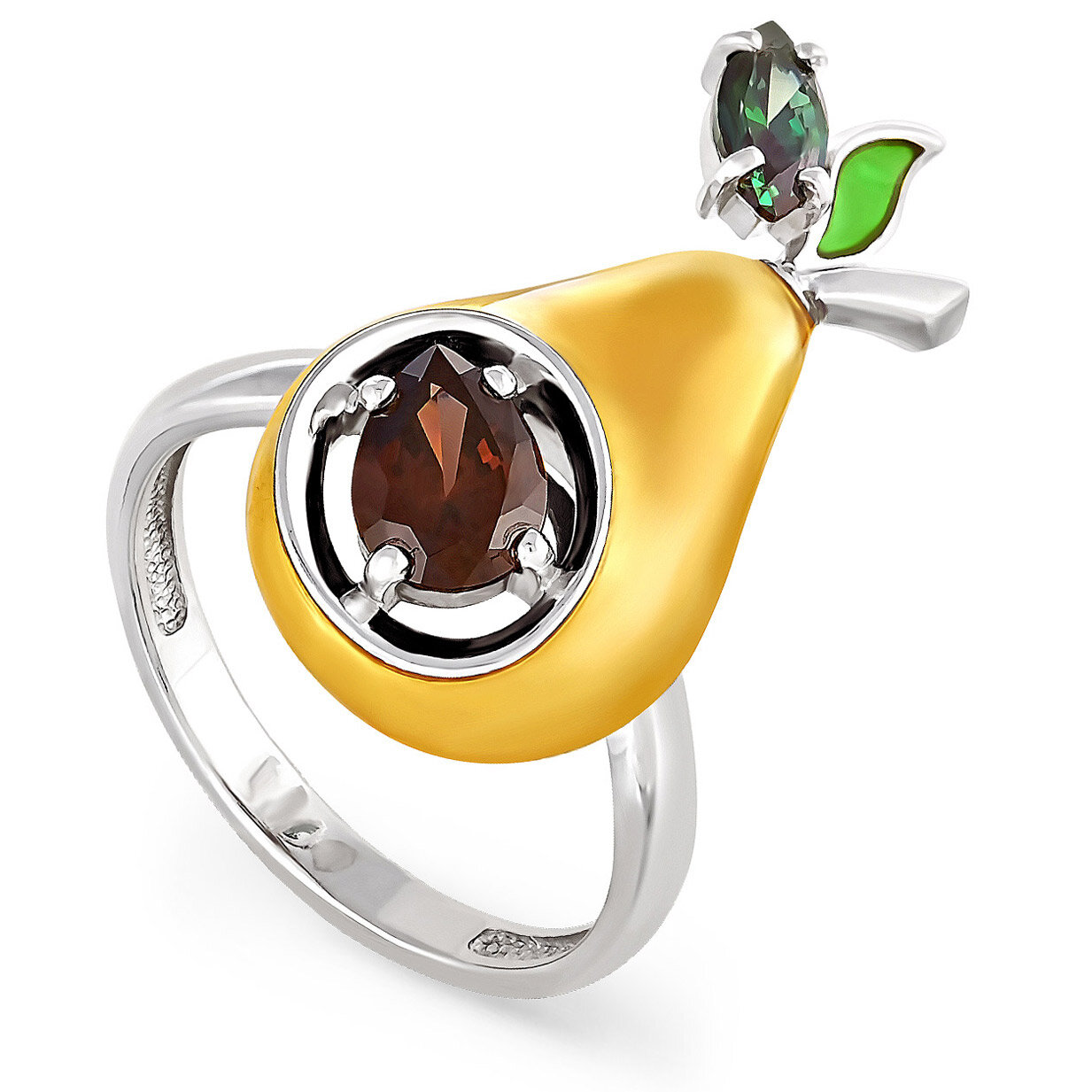 Кольцо, серебро, 925 проба